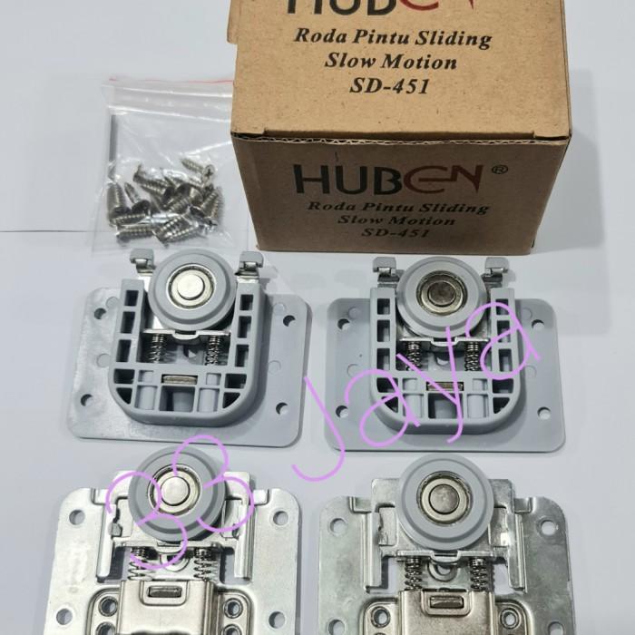 Jual Roda Pintu Sliding SD 452 untuk 2 pintu merk Huben | Shopee Indonesia