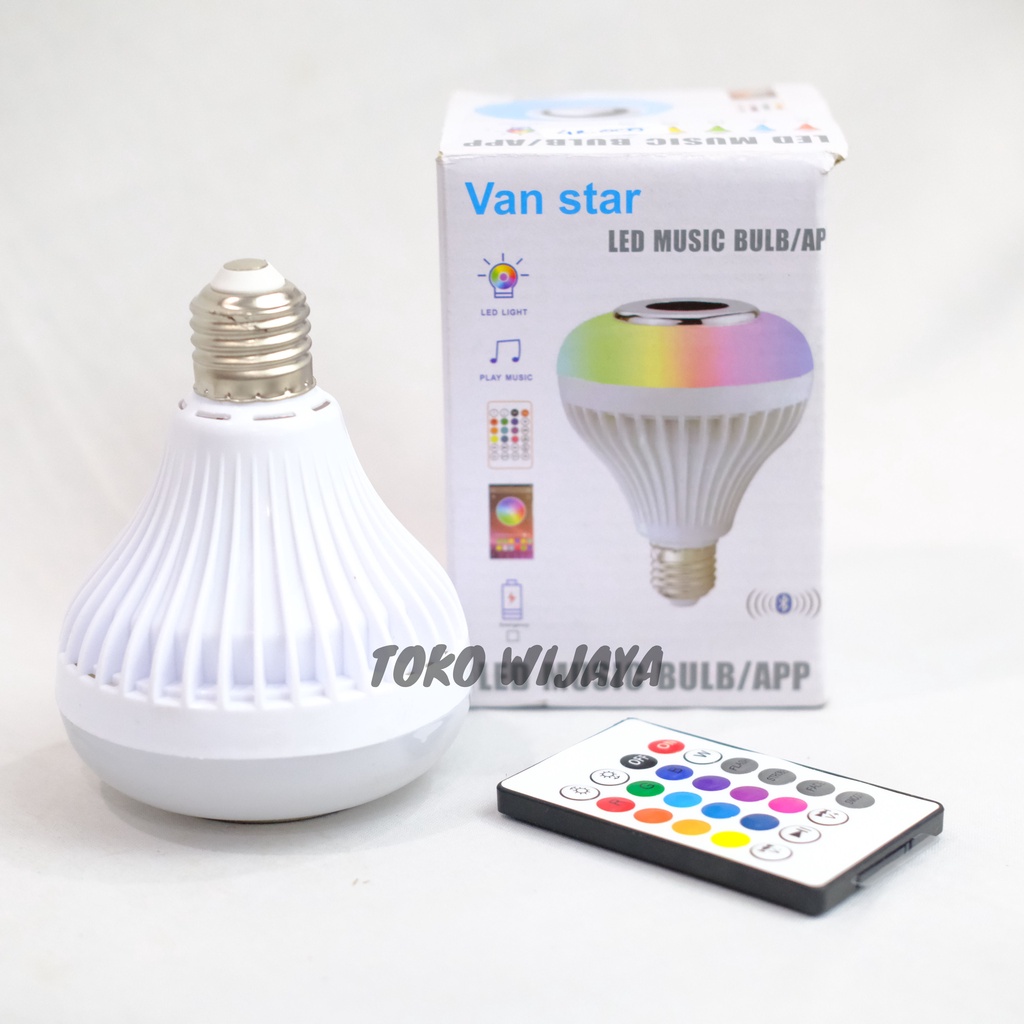 Jual Bohlam Speaker Musik Bluetooth 2 in 1 - Lampu Speaker LED/SPEAKER ...