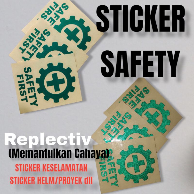 Jual Sticker Cutting Stiker Keselamatan SAFETY FIRST #Sticker Proyek ...