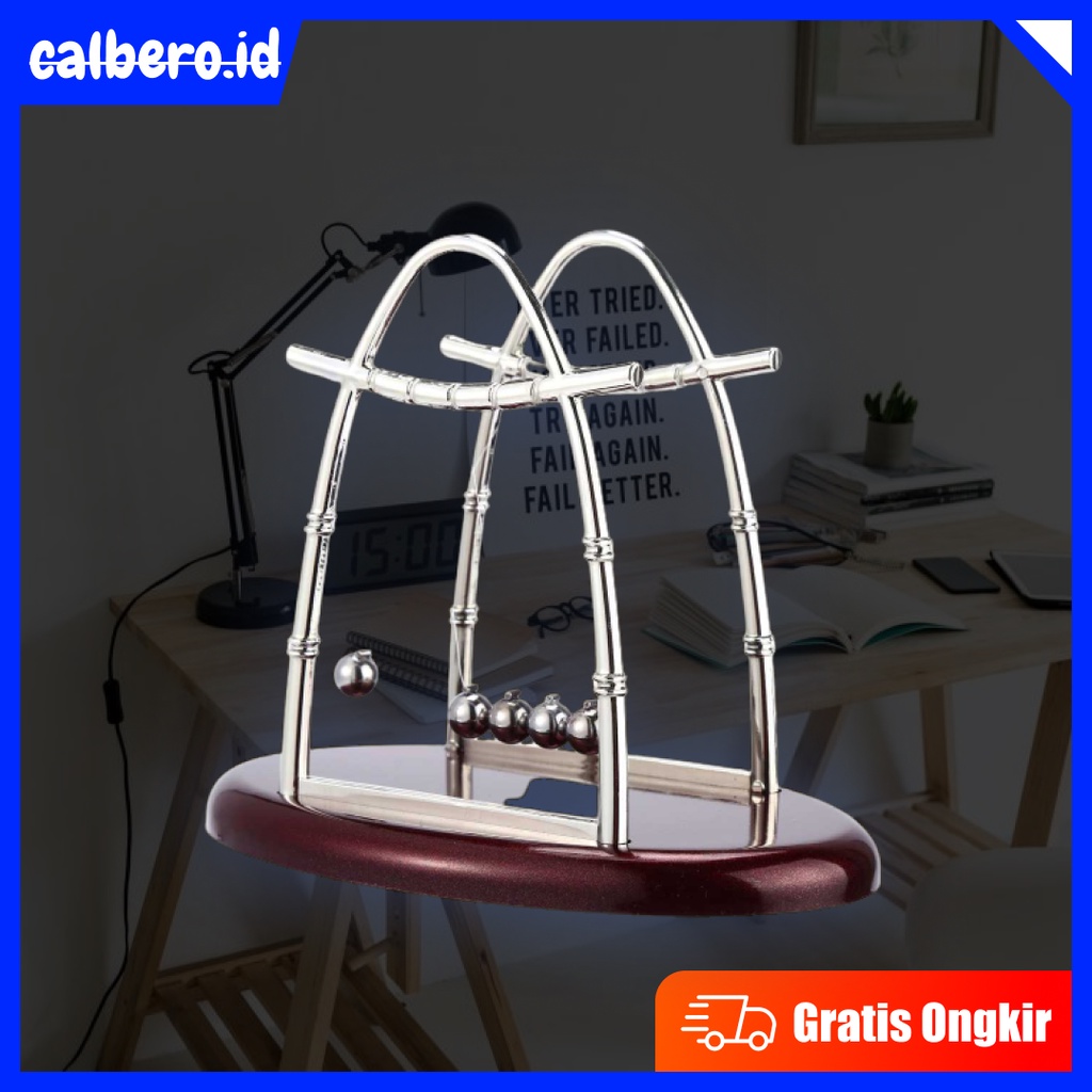 Jual Pajangan Meja Kerja Balance Ball Pendulum Newton Model Arched | Shopee Indonesia