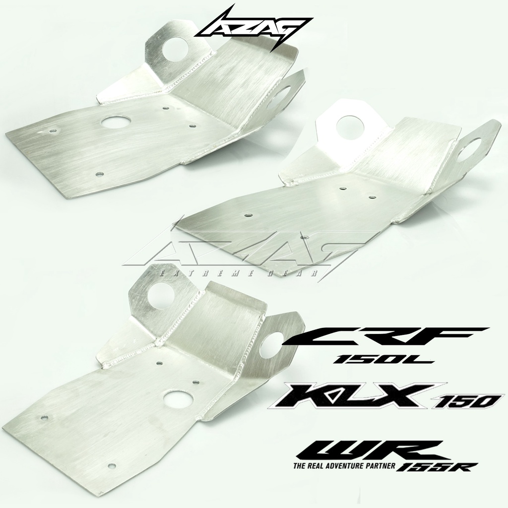 Jual ENGINE GUARD SKID PLATE CRF150 KLX150 WR155 ALUMUNIUM MODEL ZETA ...