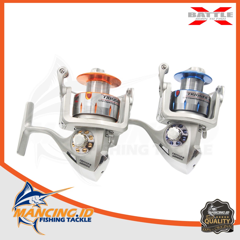 Jual Battle-X Trigger DX Fishing Reel Alat Bulungan Pancing Sungai ...