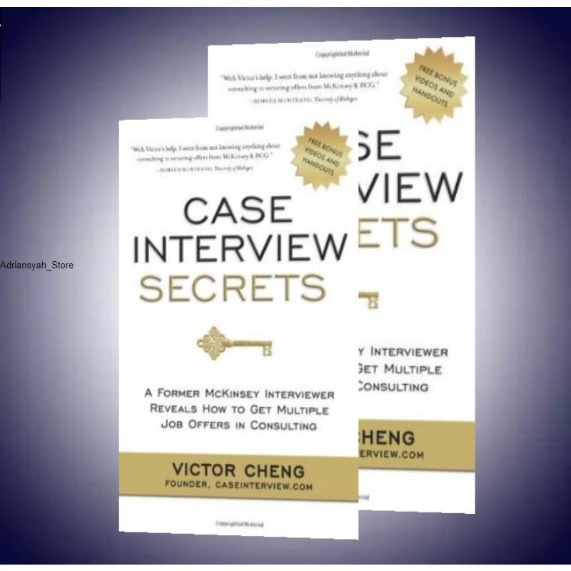 Jual Buku best seller Case interview secret | Shopee Indonesia