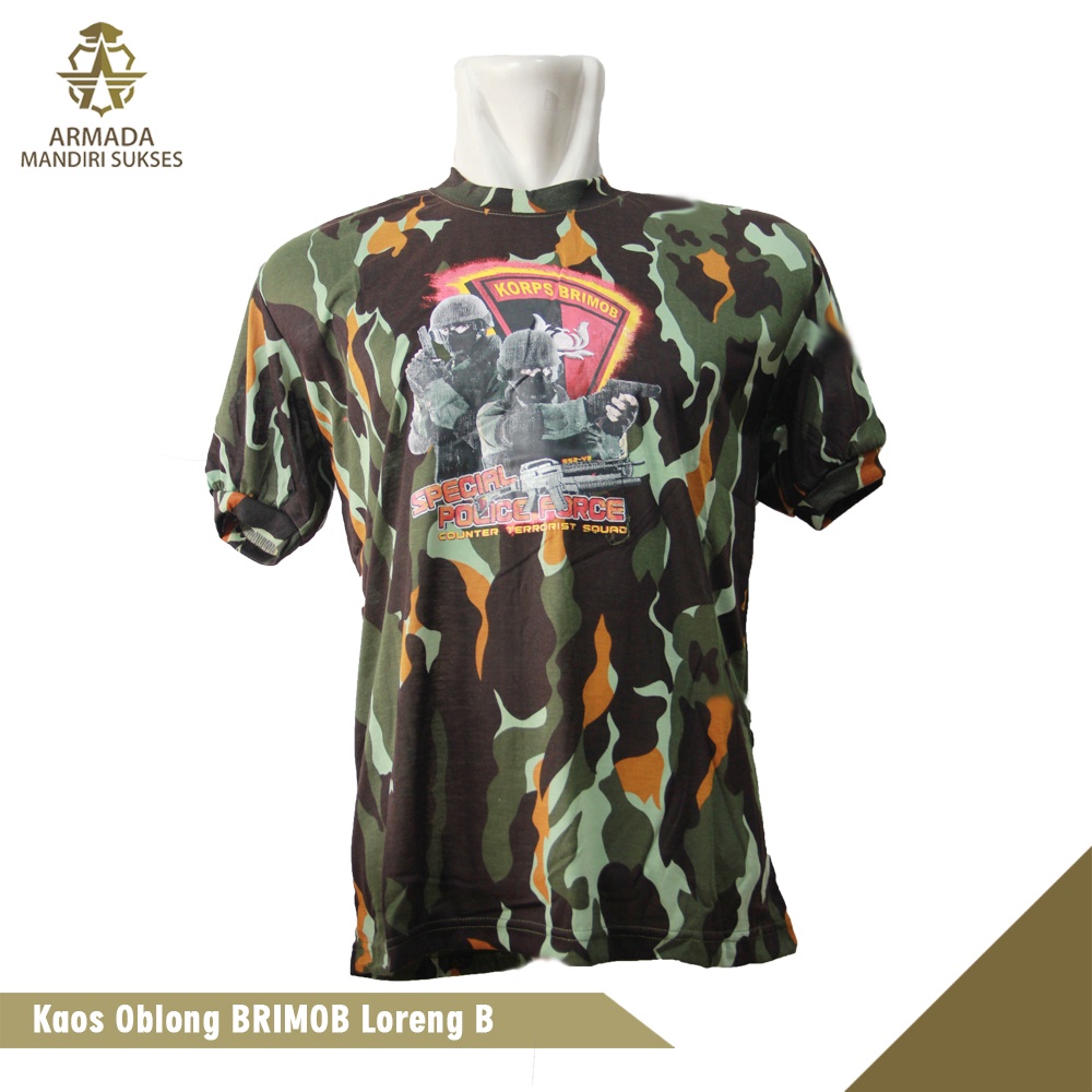 Jual Kaos Brimob Gambar Loreng - Kaos Dalam Brimob Gambar Loreng ...
