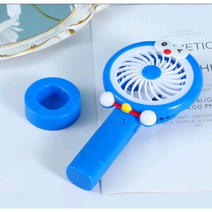 Jual Kipas mini led tangan usb portable charger / mini fan led light ...