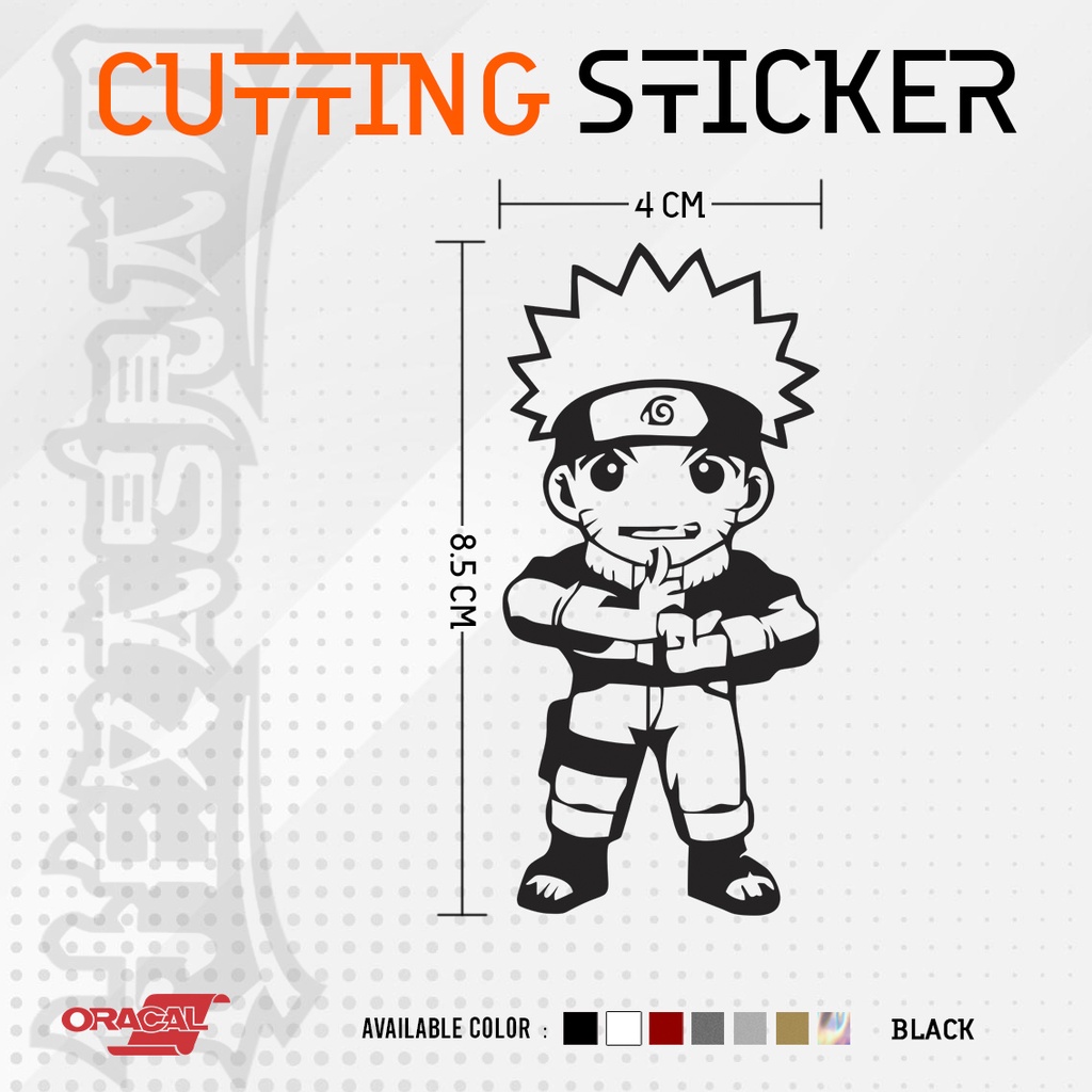 Jual Cutting Sticker Anime NARUTO Chibi | Stiker Cutting Anime NARUTO ...