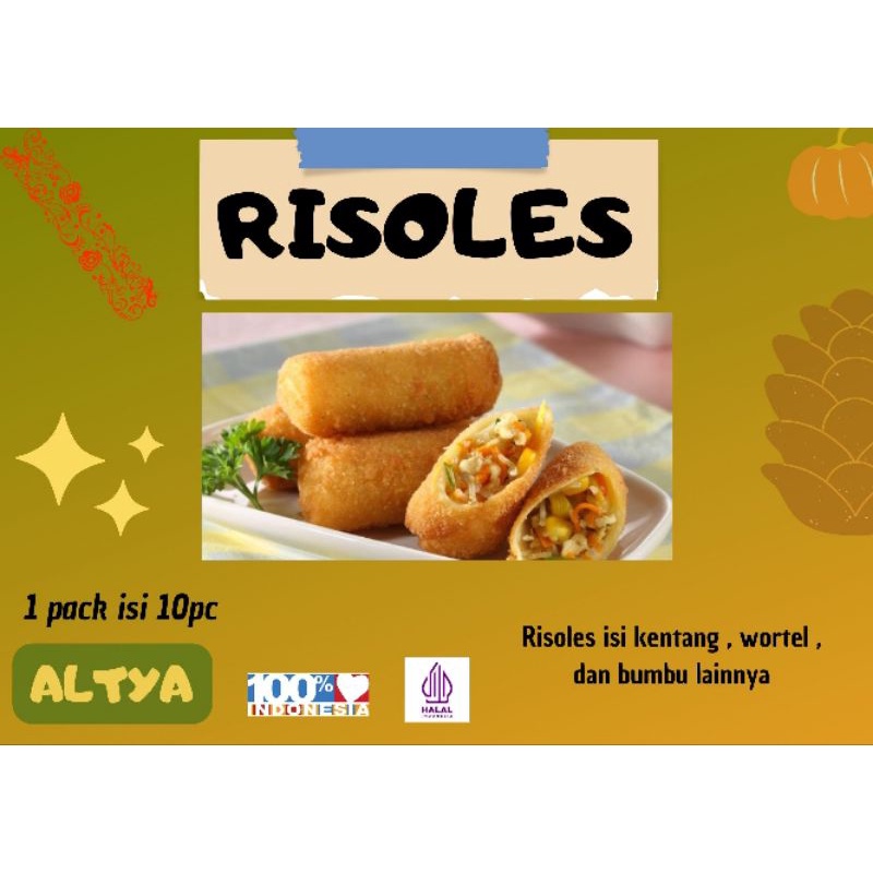 Jual Risoles frozen / Risol isi sayur kemasan frozen | Shopee Indonesia
