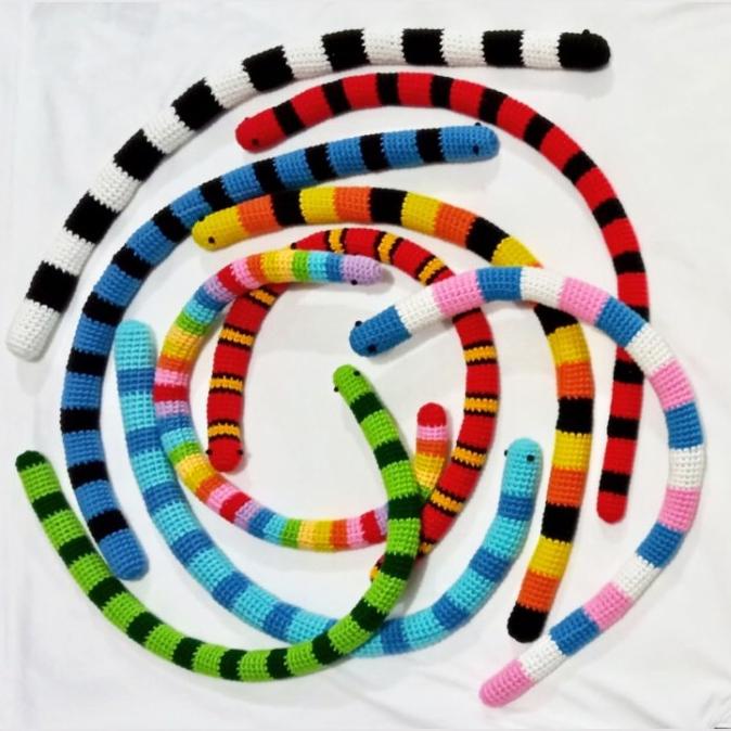 Jual Boneka Amigurumi Ular Besar | Shopee Indonesia