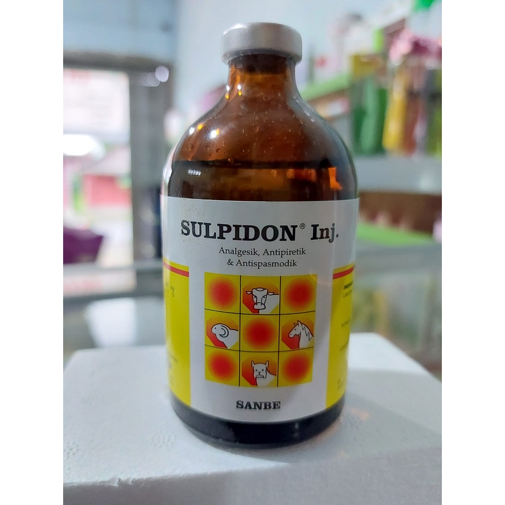 Jual SULPIDON Inj SANBE 100ml obat analgesik penghilang nyeri, panas ...