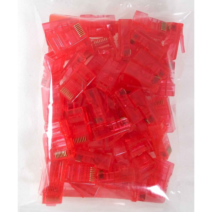 Jual Hot Sale Telebit Conector Rj45 Cat6 (Isi 50Pcs) Model Tembus ...