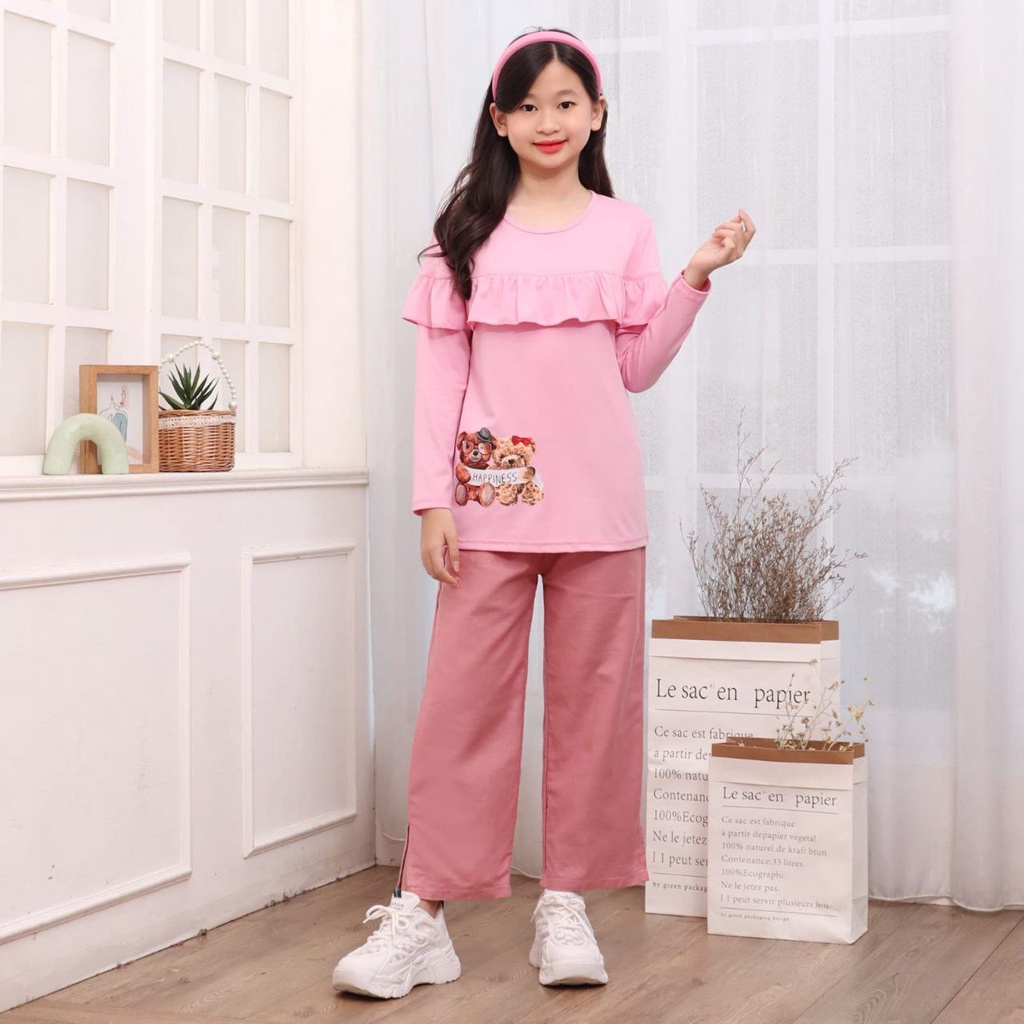 Jual (9 - 15 Tahun) Amira Set Baju Anak Duishi B8397 | Shopee Indonesia