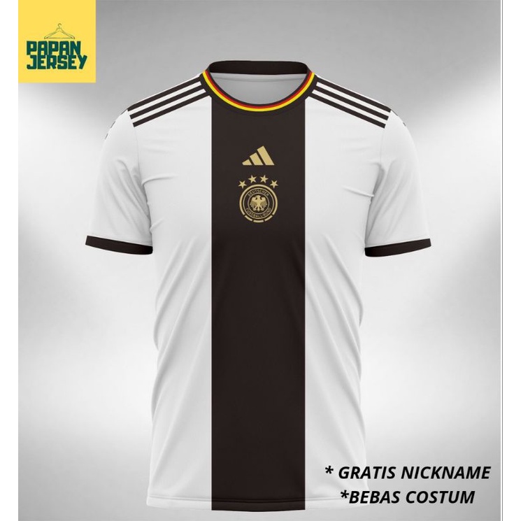 Jual JERSEY TIMNAS JERMAN TERBARU PIALA DUNIA QATAR HOME/AWAY 2022 KAOS BOLA | Shopee Indonesia