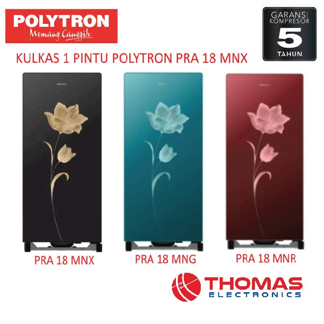 Jual Polytron Kulkas 1 Pintu Pra 18 MN / 18 MNX 18 MNR 18 MNG GARANSI ...