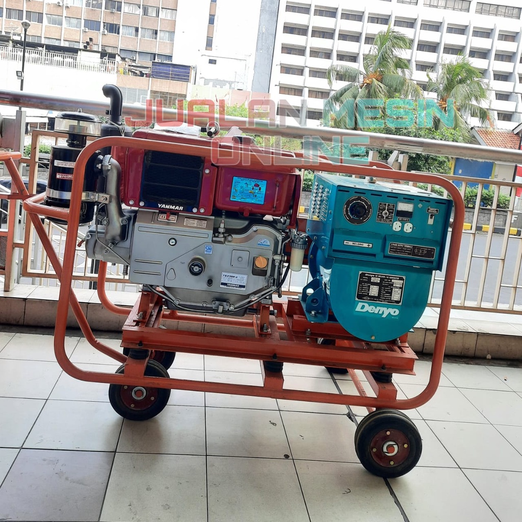 Jual Genset Las Denyo 300 Amperen + Engine Yanmar 20 hp TS230R di ...