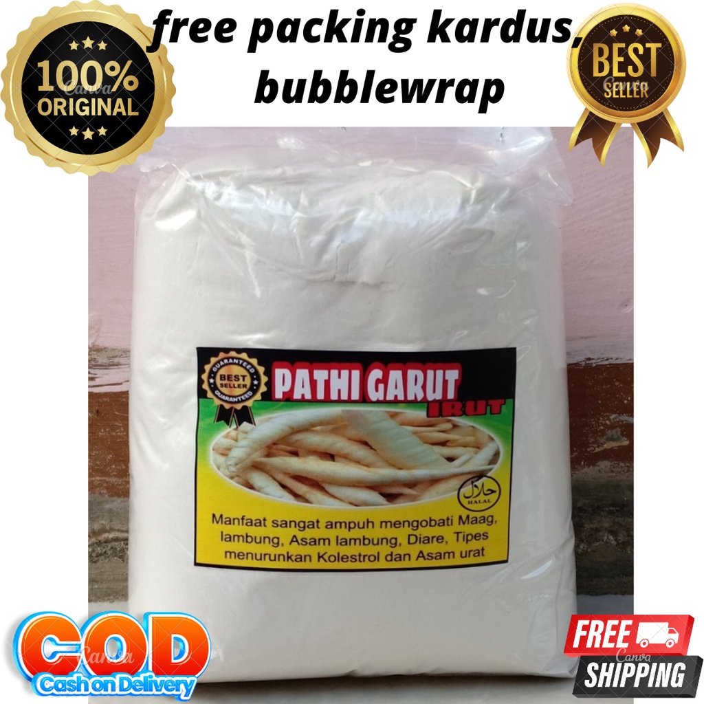 Jual tepung bubuk umbi Garut angkrik sari Pati irut asli 1kg | Shopee ...
