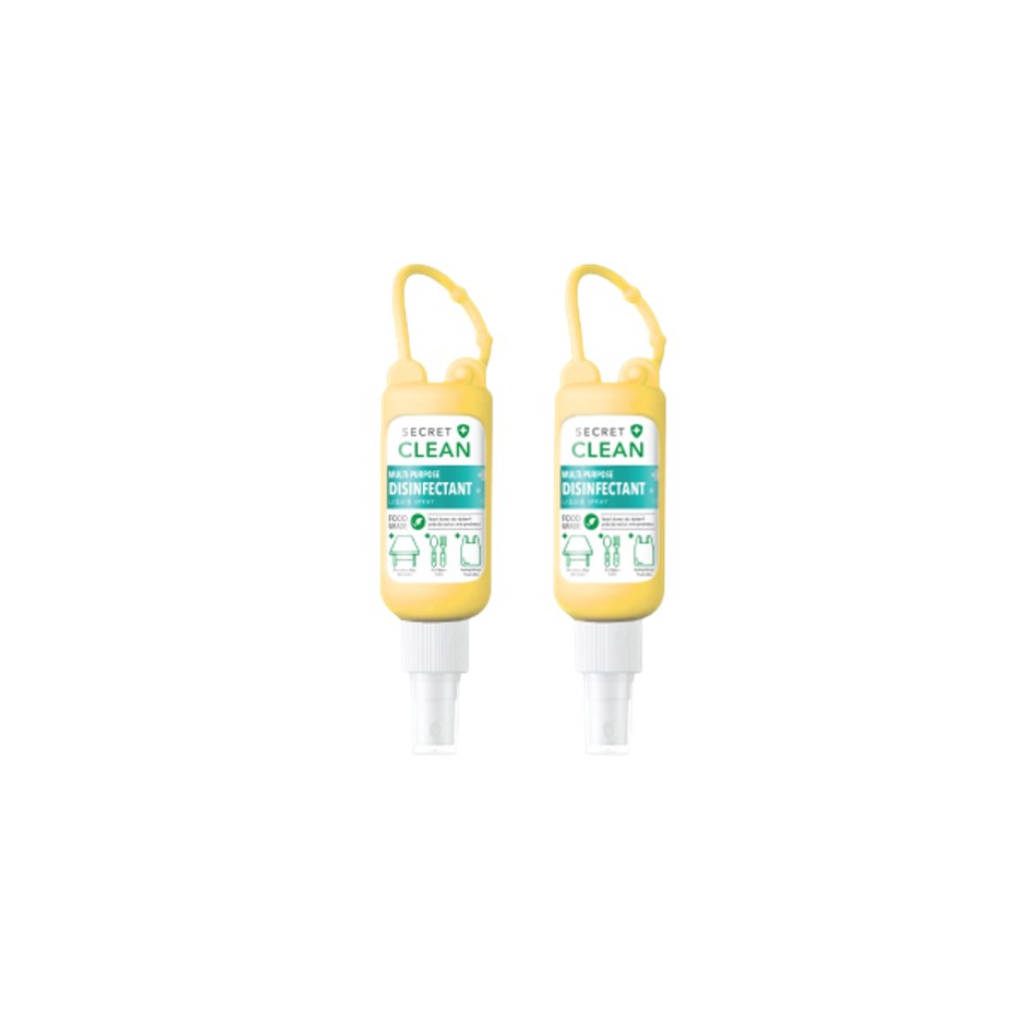 Jual Secret Clean Multi Purpose Disinfectant Silicon Case 2 x 60 mL ...