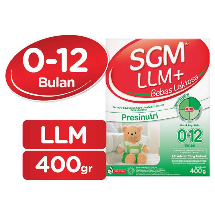 Jual SGM LLM+ 200 / 400 GR - susu formula bebas laktosa | Shopee Indonesia