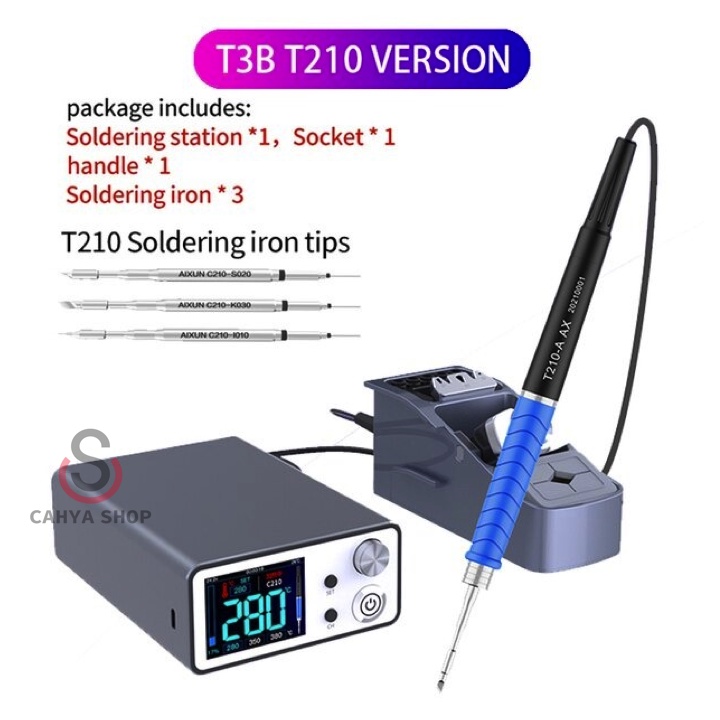 Jual Solder Station AIXUN T3B-210 AIXUN T3B C210 Free 1 Mata Original | Shopee Indonesia