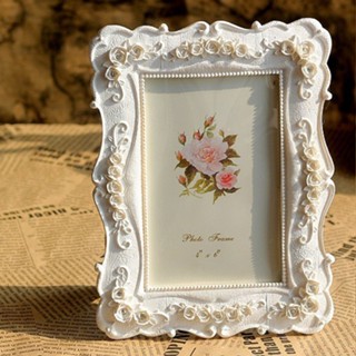 Jual Ava Photo Frame / Bingkai Foto Frame Meja Putih Estetik Vintage ...