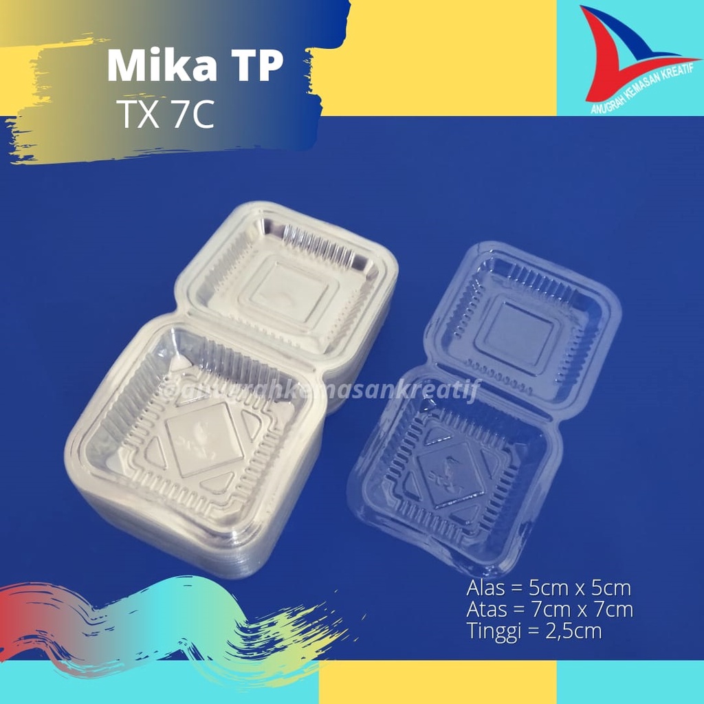 Jual Mika Tp Tx 7c / Mika Technoplastika / Mika Kue Brownis (100 Pcs ...