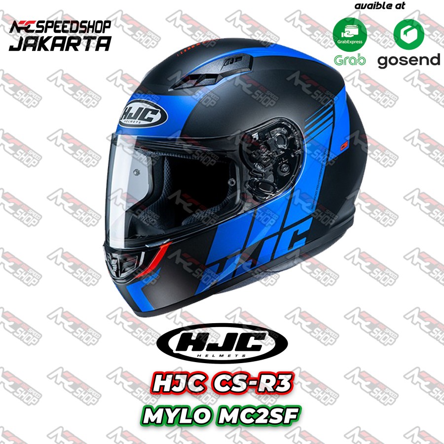 Jual Helm Full Face HJC CS-R3 MYLO MC2SF - Helmet Motor | Shopee Indonesia
