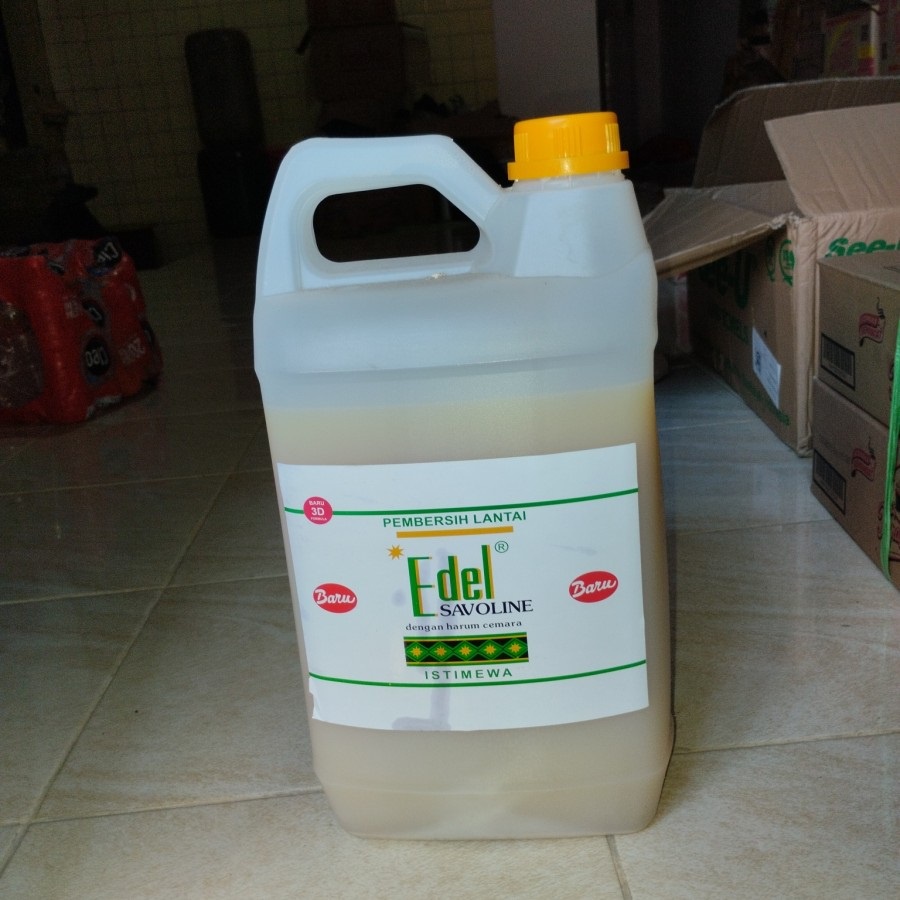 Jual Karbol Pembersih Lantai EDEL Savoline Cair - 4 Liter | Shopee ...