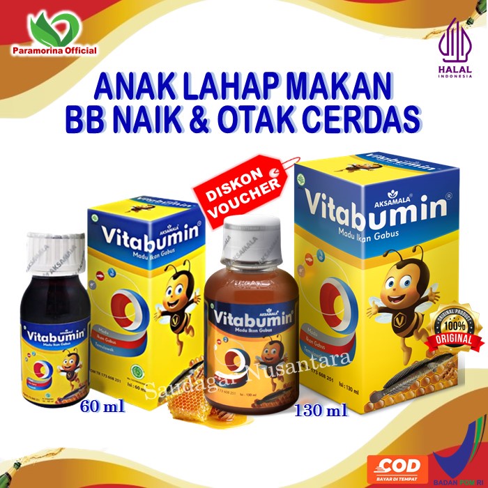 Jual Vitabumin Madu Vitamin Anak Penambah Nafsu Makan Berat Badan ...