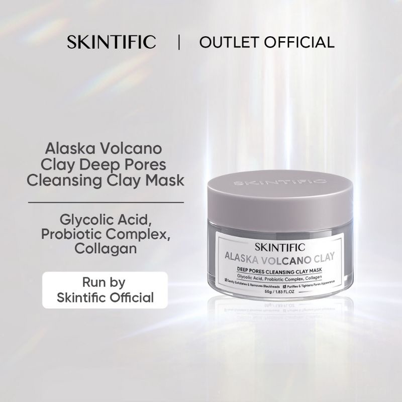 Jual Skintific Alaska Volcano Clay Mask / skintific volcano mask ...