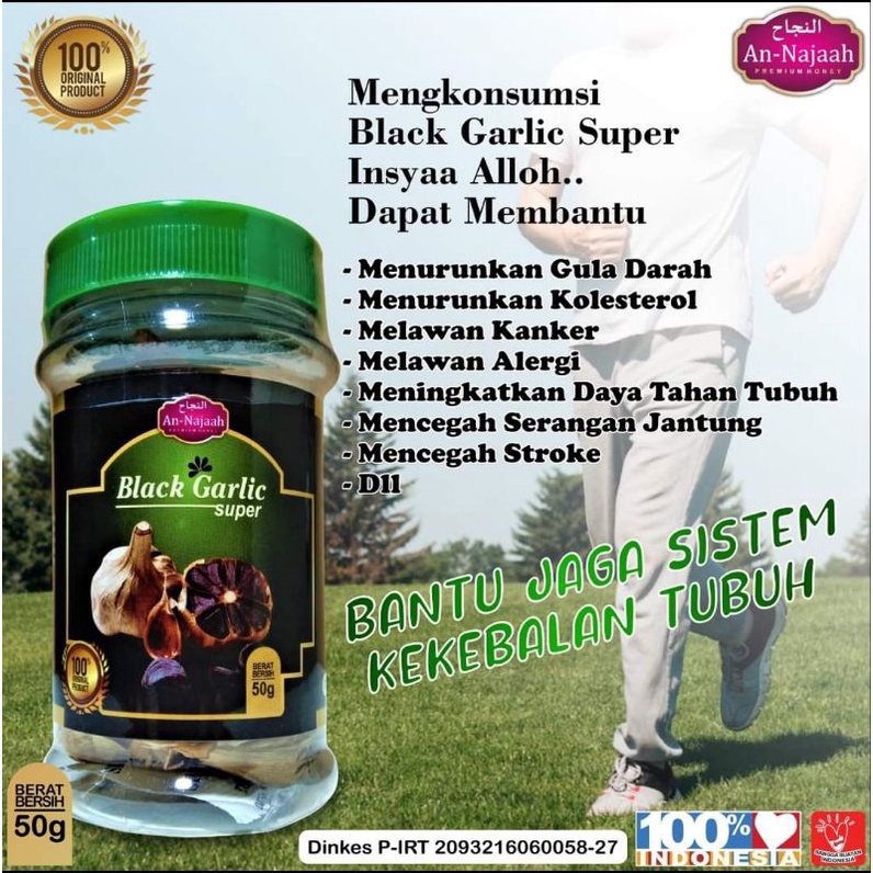 Jual Black Garlic Super Bawang Hitam Bawang Putih Fermentasi 50 Gram ...