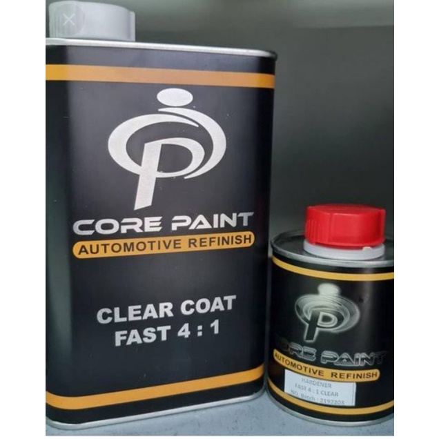 Jual Clear Coat Fast Core Paint 1.L Hardener 0.25L 4:1 | Shopee Indonesia