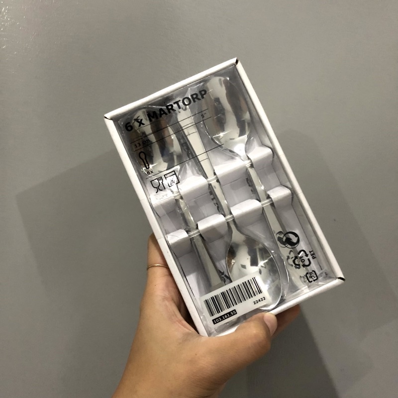 Jual IKEA Martorp Sendok Kecil Isi 6pcs | Shopee Indonesia