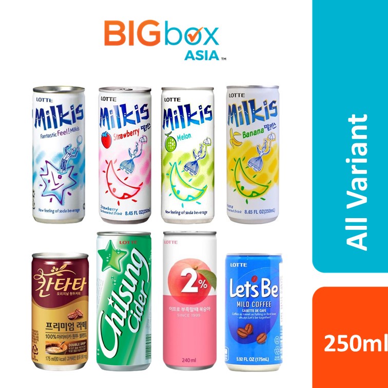 Jual Lotte Milkis Minuman Soda dan Kopi Korea Rasa Original ...