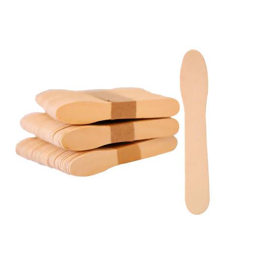 Jual Sendok kayu es krim (isi 50 pcs) Sendok racak bahan kayu pinus ...