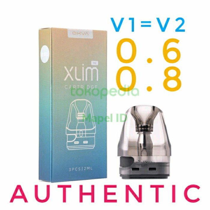 Jual CATRIDGE OXVA XLIM V2 0.6 / CARTRIDGE XLIM SQ 0.8 / KATRID XLIM SE ...