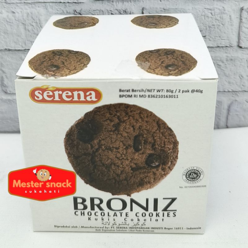 Jual Serena Broniz Choco Chip | Biskuit Cokelat | Shopee Indonesia