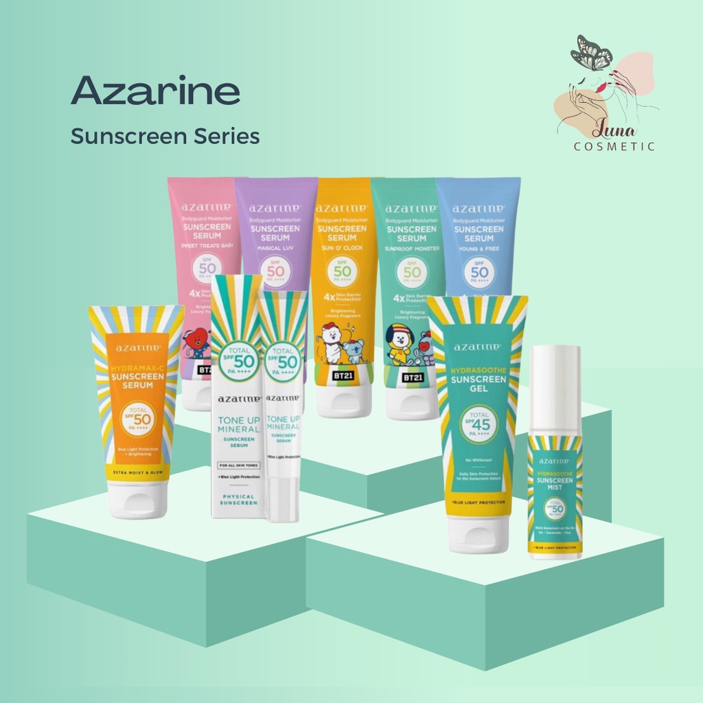 Jual AZARINE Hydrasoothe Sunscreen Gel SPF45 | HydraMax C Suncreen ...