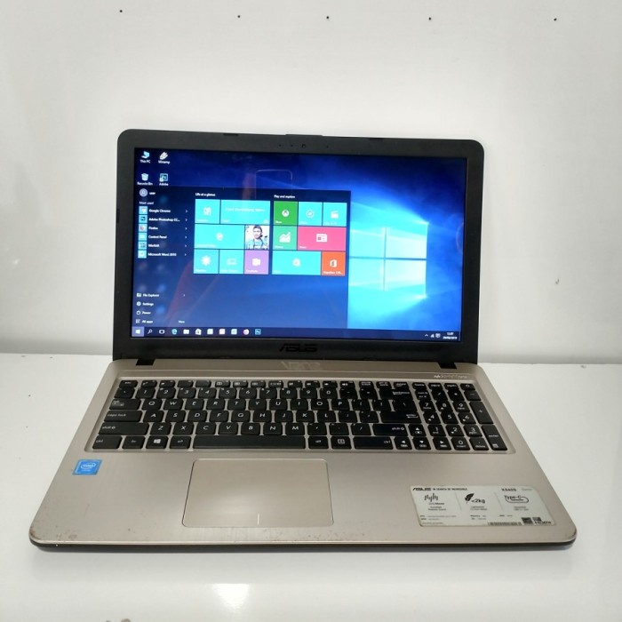Jual Laptop Asus X541NA ALL SERIES 4GB 500GB Second | Shopee Indonesia