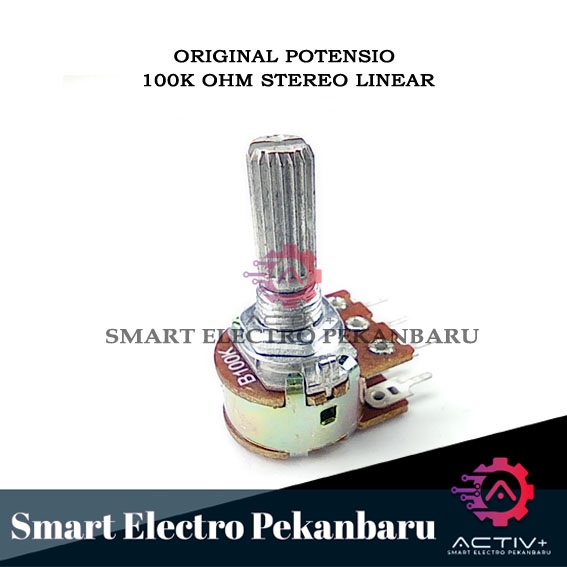 Jual ORIGINAL POTENSIO STEREO WL 100K OHM Potensio Stereo Linear 100000 ...