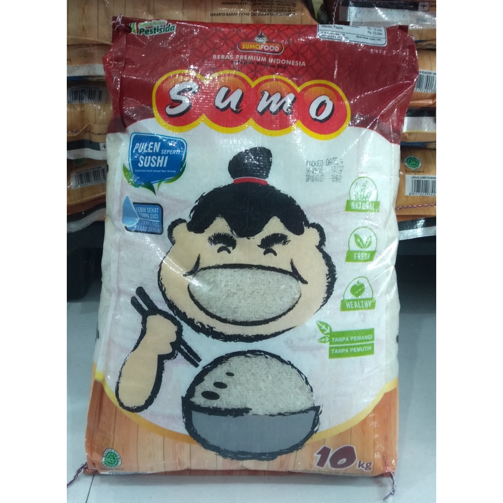 Jual Beras Sumo Premium Merah 10Kg / Toko Makmur Pondok Jati | Shopee ...
