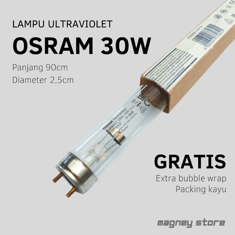 Jual Lampu UV OSRAM 30watt 90cm Gratis Packing Kayu | Shopee Indonesia