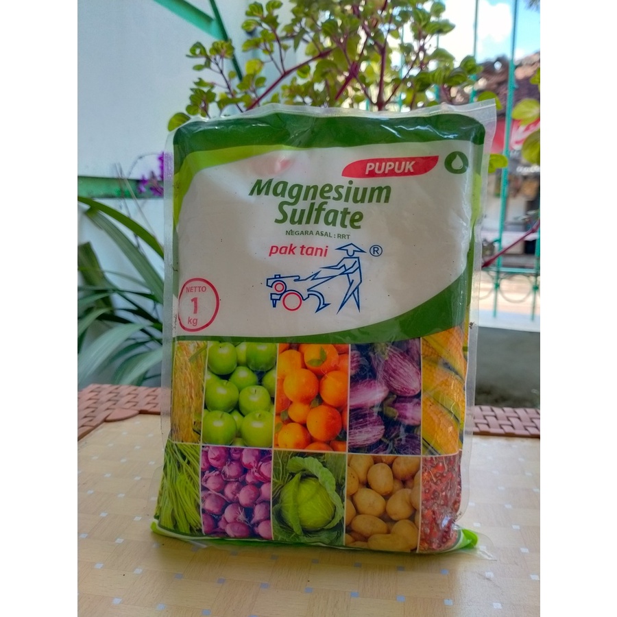 Jual MgSO4 Magnesium sulfate isi 1kg original pabrik pupuk pak tani ...