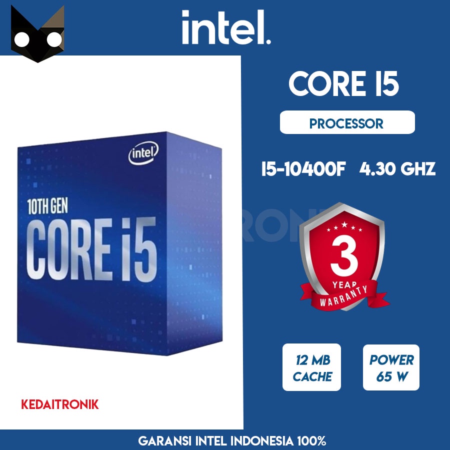 Jual Processor Intel Core I5 10400F Comet Lake Socket LGA 1200 Box | Shopee Indonesia