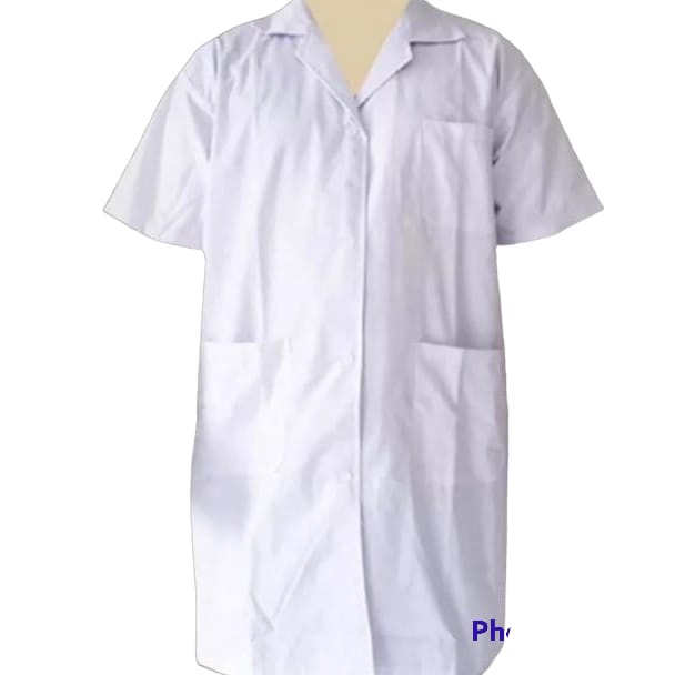 Jual Jas Laboratorium Jas Lab Lengan Pendek S M L XL | Shopee Indonesia