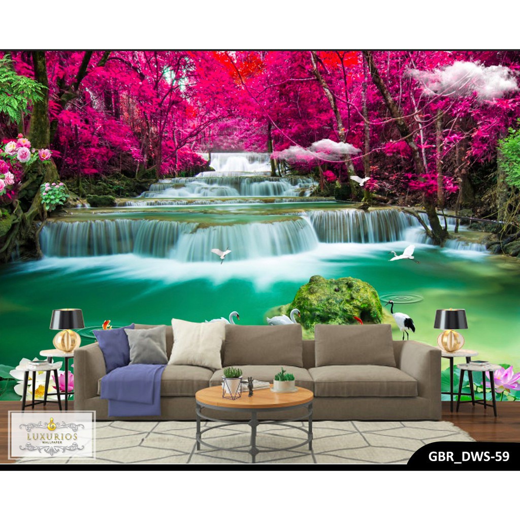 Jual Wallpaper Custom 3d Walpaper Hiasan Dinding Sticker Pemandangan