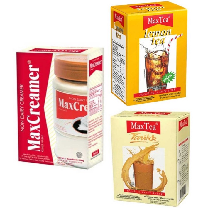 Jual Max tea tarikk tarik lemon tea maxtea / Max Creamer minuman bubuk ...