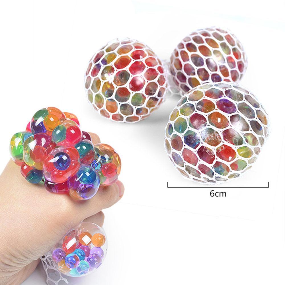 Jual Squisy Ball Squisy Bola Angur Rainbow Mainan Penghilang Stress ...