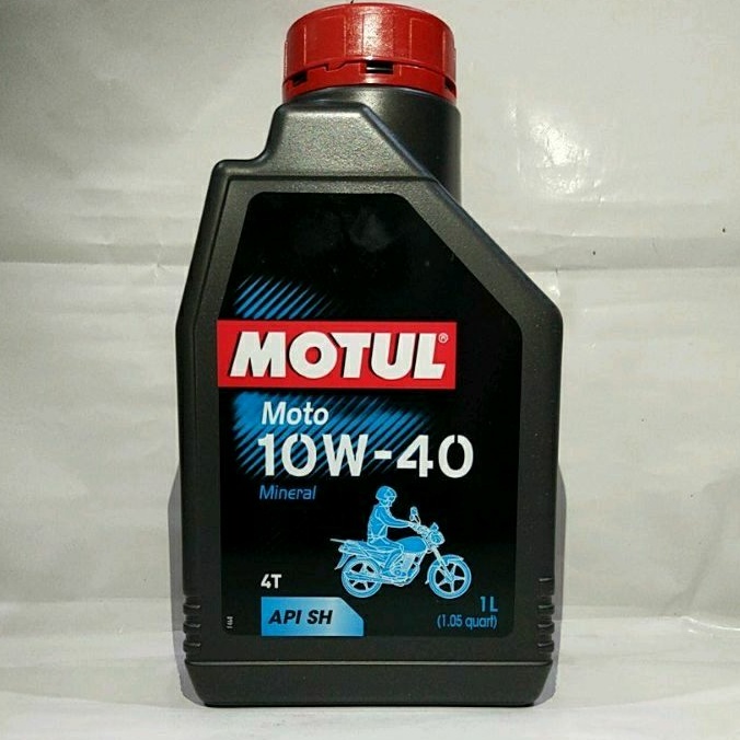 Jual Oli Mesin MOTUL MOTO 4T 10W-40 MINERAL 1Liter | Shopee Indonesia