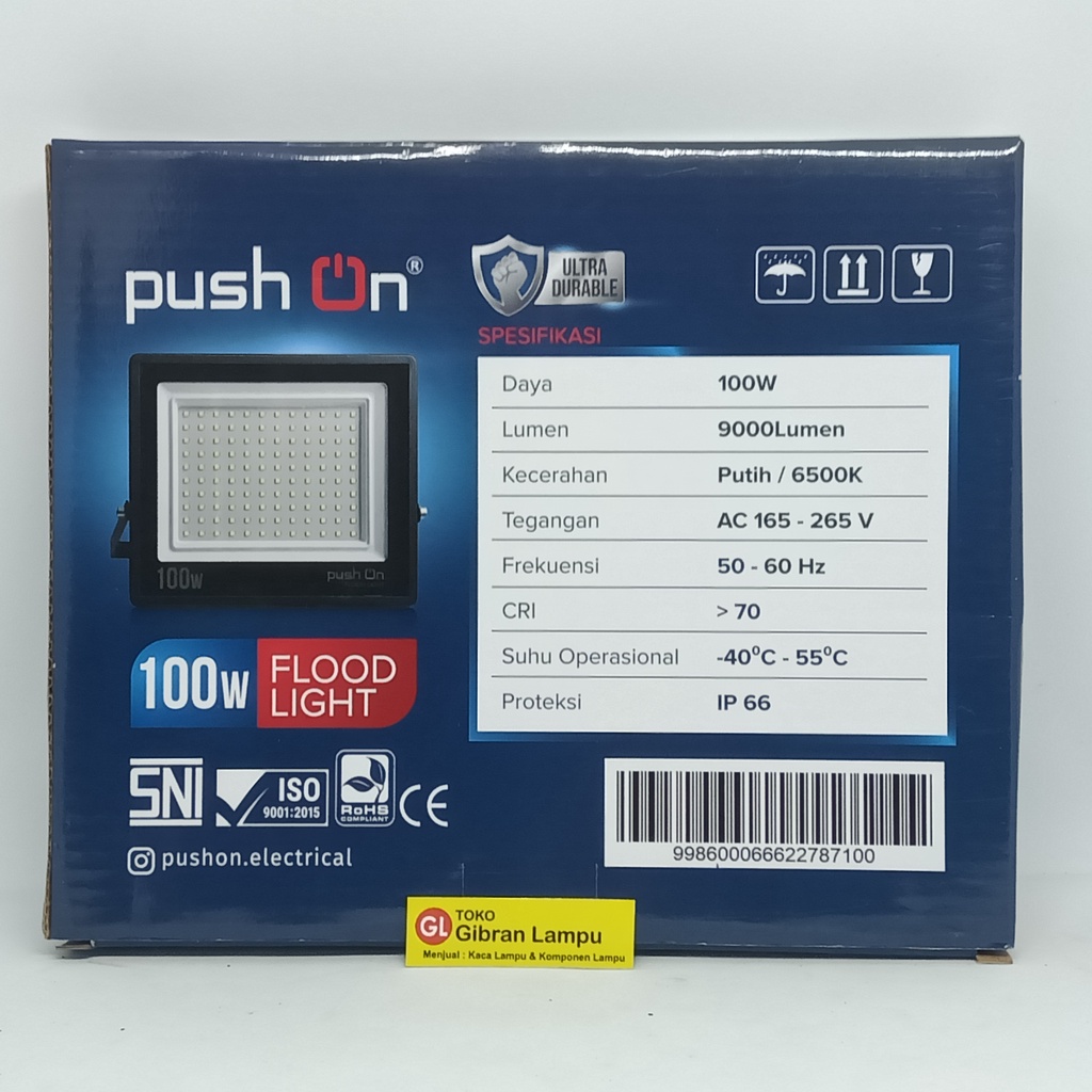 Jual Lampu Sorot 100 Watt - Lampu LED Flood Light - Lampu Tembak Outdoor | Shopee Indonesia