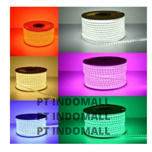 Jual lampu led strip selang 220v/lampu strip soket/lampu strip ...