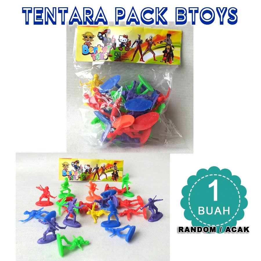 Jual Mainan figure tentara plastik pack BERKAT TOYS - Tentara PACK ...